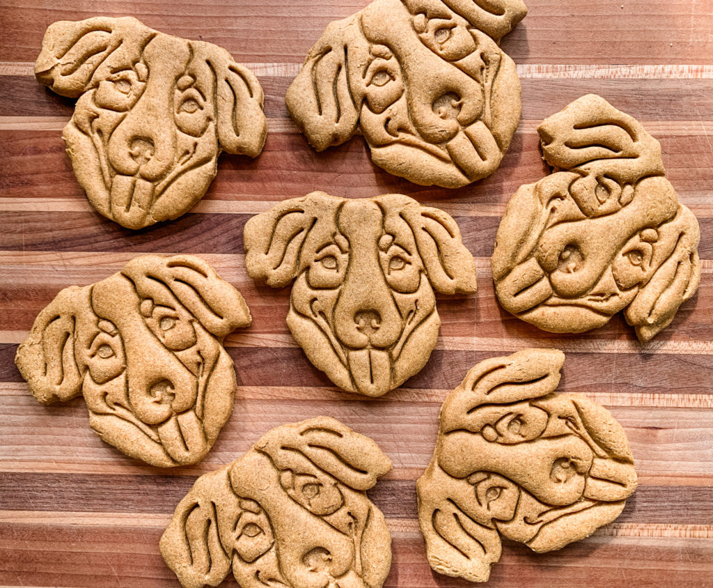 Beauregard's Peanut Butter and Pumpkin Dog Cookies